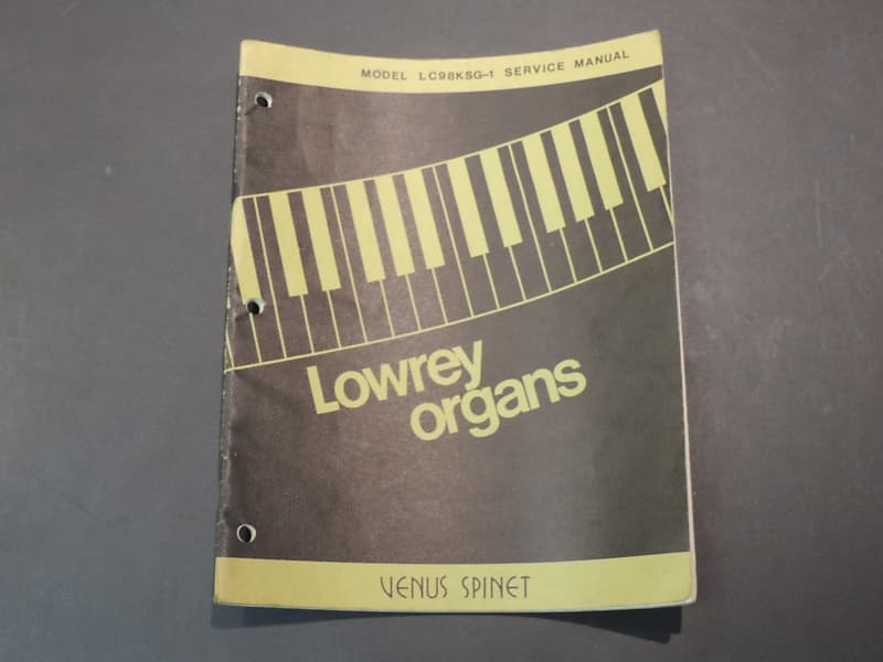 Lowrey Model LC98KSG-1 Service Manual [Three Wave Music] | Reverb