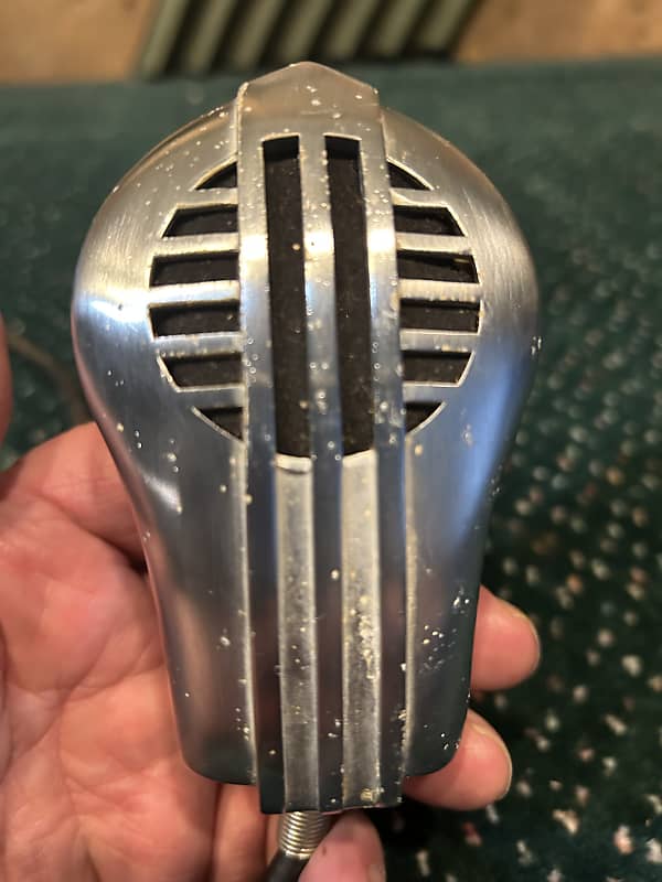 *Vintage* 1948 Turner Crystal USA 9XM Microphone Art | Reverb France