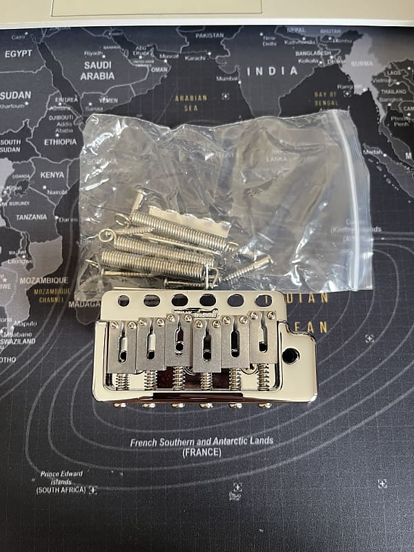 Wilkinson WVP6 Tremolo - Steel Block - Chrome 2019 - | Reverb UK