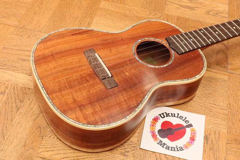 ANTAR Custom Curly Koa Slot-head Tenor with Paua | Reverb Australia