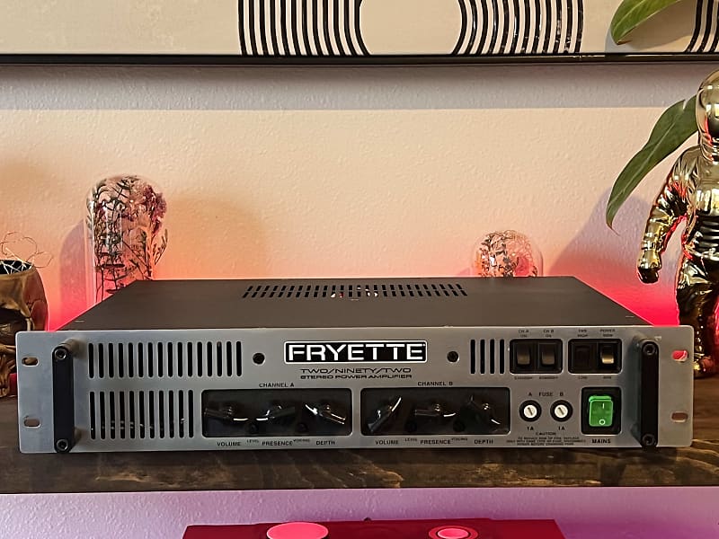 Fryette Two/Ninety/Two Stereo Power Amplifier 2023 - Silver | Reverb