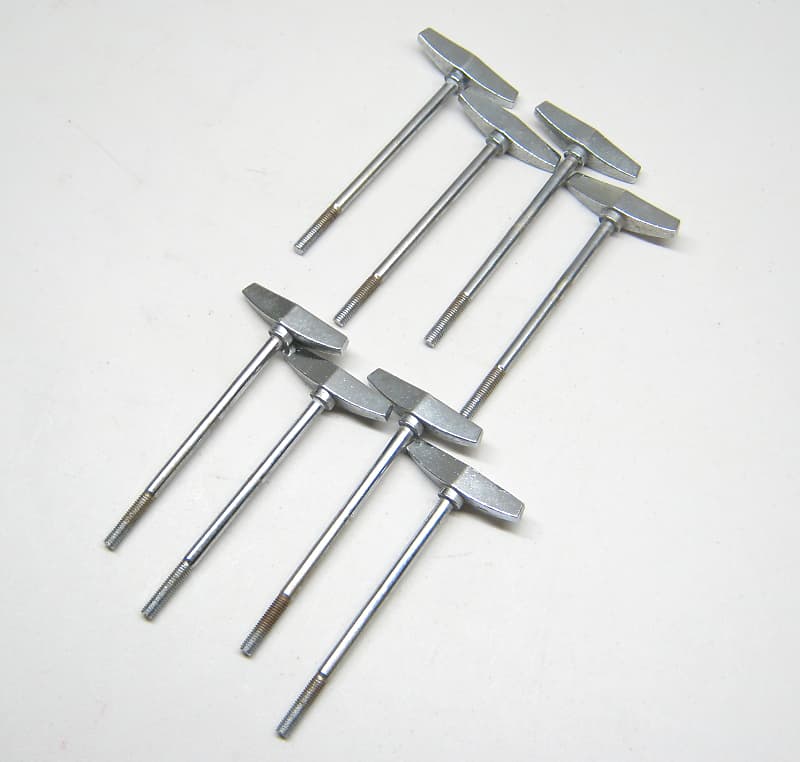 Pearl T Rods for Bass Drum Set of 8 Lot 82-104 | Reverb