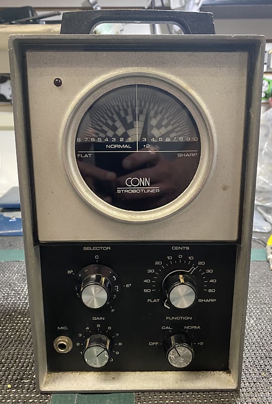 Vintage Conn ST-11 Strobotuner - Includes Metal Carrying | Reverb