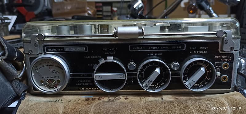 Nagra MODEL 3 1980S - ALLUMINIUM | Reverb