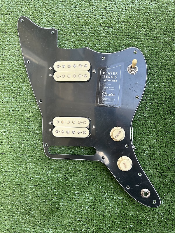 Fender Jazzmaster Player HH Loaded Pickguard 2020’s - Black | Reverb