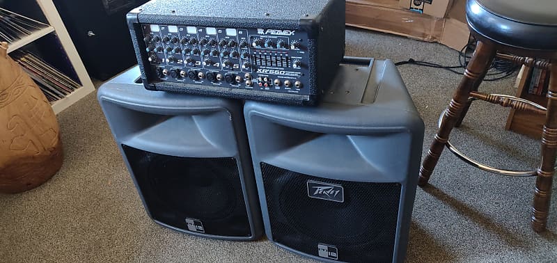 Peavey PR 12 Pair with 200 M Powered Mixer | Reverb