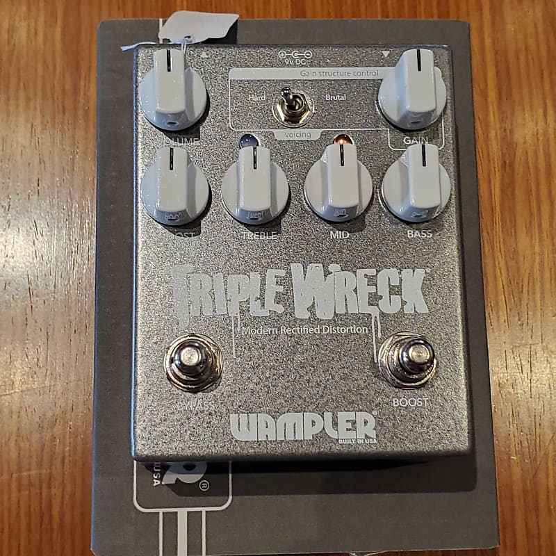 Wampler Triple Wreck Distortion Pedal | Reverb