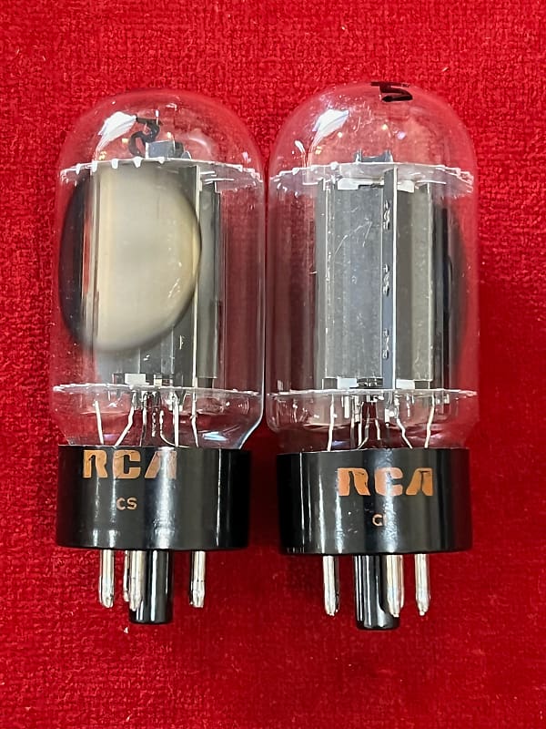 RCA 6L6 GC BLACK PLATE VACUUM TUBES | Reverb