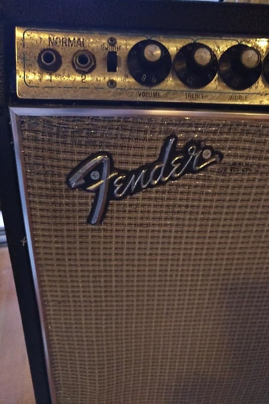 Fender Super Six 1972 black | Reverb Deutschland