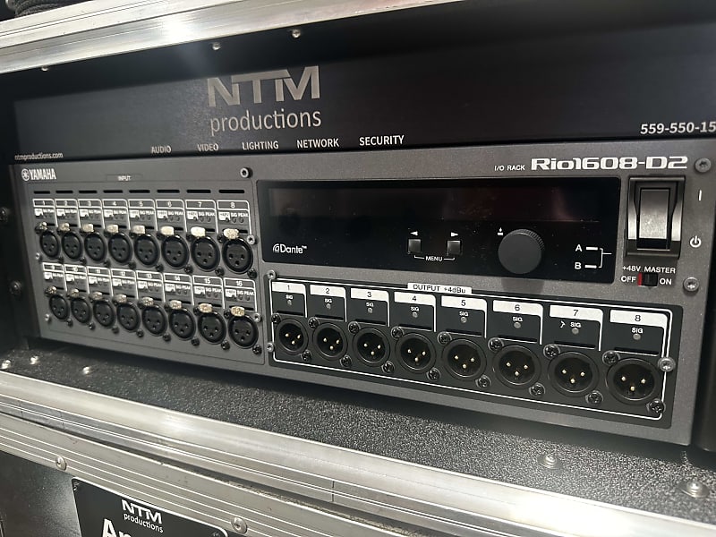 Brand New Yamaha Rio1608-D2 16 Channel I/O Rack | Reverb
