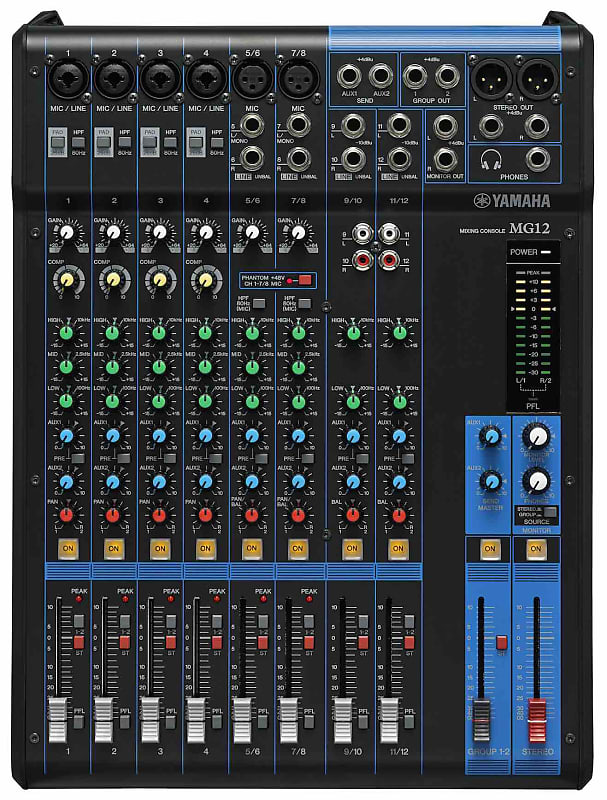 Yamaha MG12 - Table de mixage analogique 12 entrées | Reverb