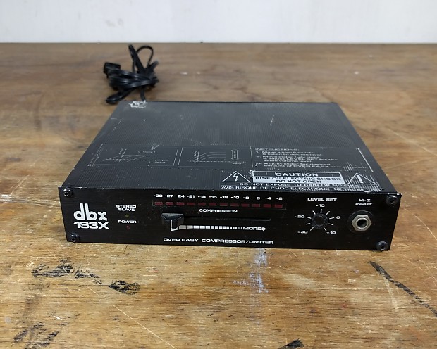DBX 163X Overeasy Compressor Limiter-1 Knob | Reverb Australia