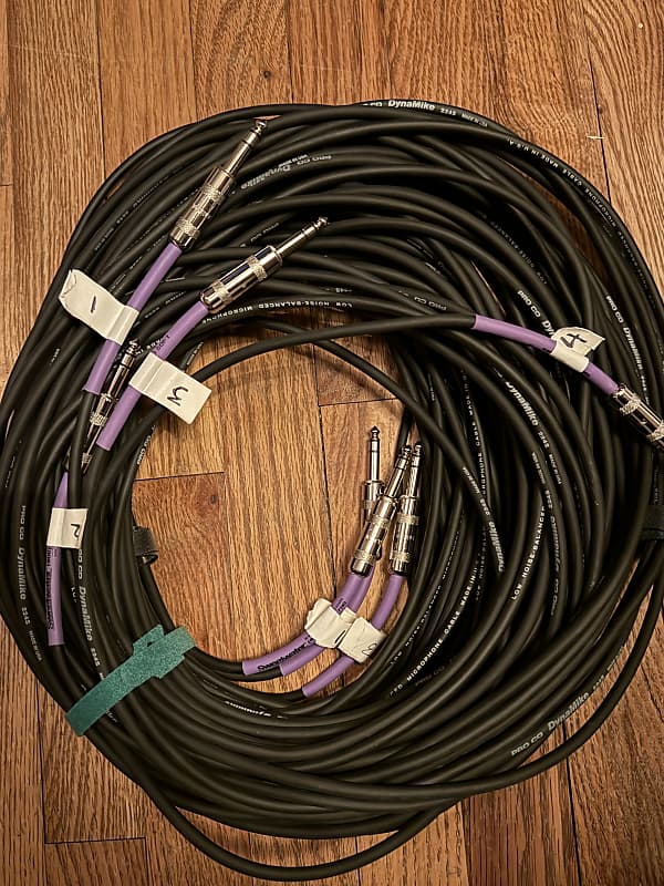 4 50ft ProCo/Rapco/Sweetwater TRS cables | Reverb