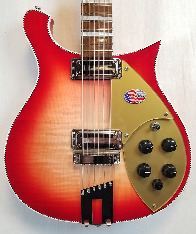 Rickenbacker 660/12 Fire Glo 12-String Electric Guitar, | Reverb