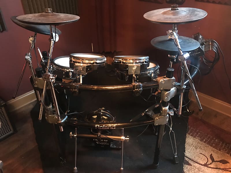 Roland TD-12 KV Drum Kit with Upgrades. Hi Hat stand and Kick | Reverb