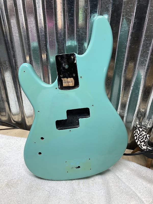 Ibanez Lh bass 1990s - Refinished Surf Green | Reverb