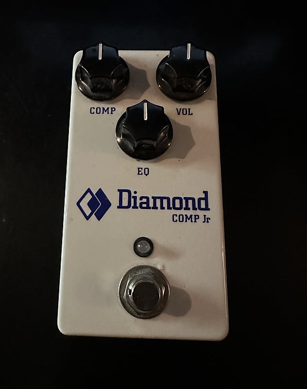 Diamond Comp Jr. Compact Optical Compressor Pedal - White | Reverb
