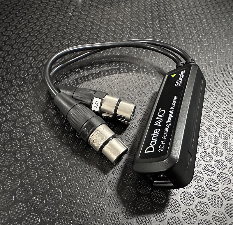 Audinate Dante AVIO 2-Channel Analog Input Adapter for Dante | Reverb