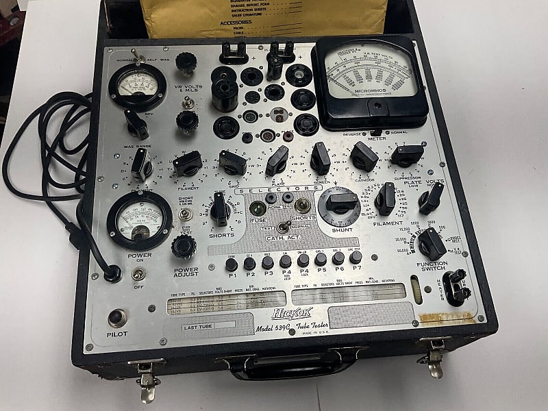 Very Nice Accurate Hickok 539C tube tester The Best!! | Reverb