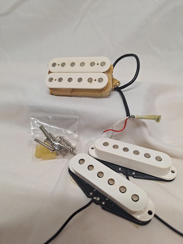 HSS Pickup Set - White - Early 2000's | Reverb