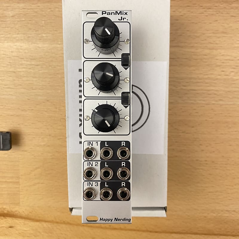 Happy Nerding Panmix Jr. - Silver Eurorack Mixer Module | Reverb