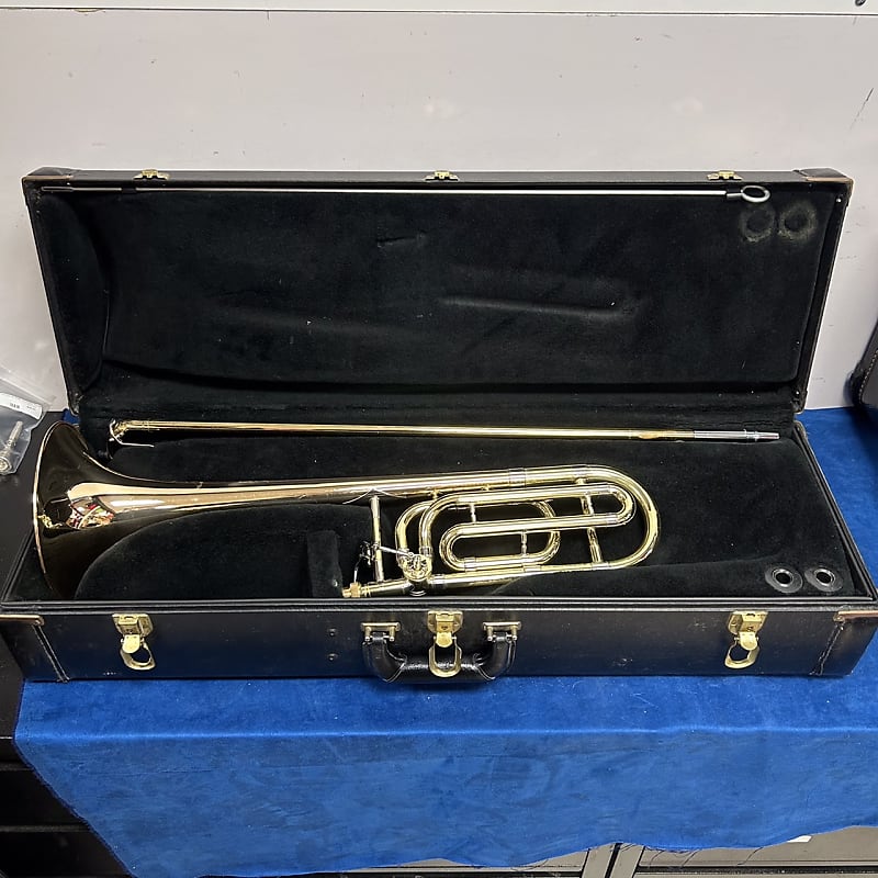Used Bach Omega Trombone - Gold Lacquer | Reverb