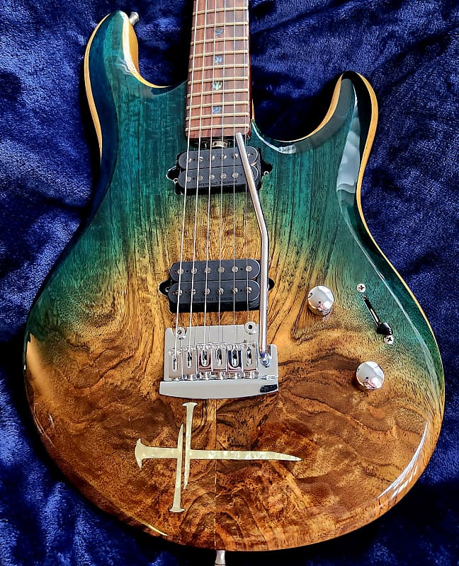 SJ Custom Guitars, Steve Lukather III Based, Spalted Mango | Reverb