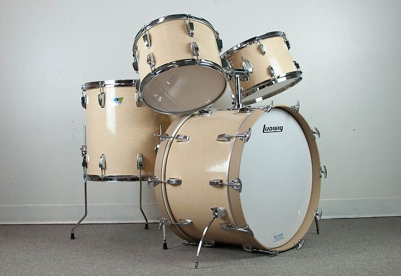 1970s Ludwig "Big Beat" Maple Cortex Drum Kit | Reverb UK