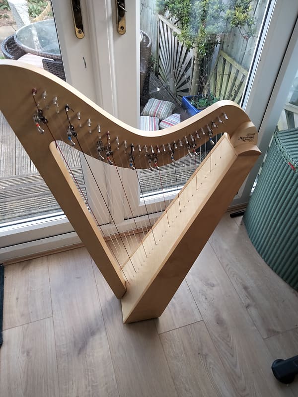 Hands On Harp Rowennna Rose 27-string With F+C Levers | Reverb UK