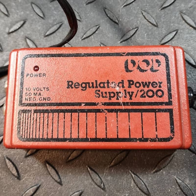 DOD Regulated Power Supply / 200 1980's Vintage 4-Pedals | Reverb