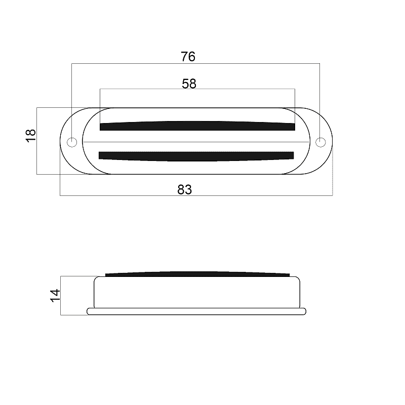 Artec Hot Rails Single Coil Humbucker Guitar Pickup | Reverb UK