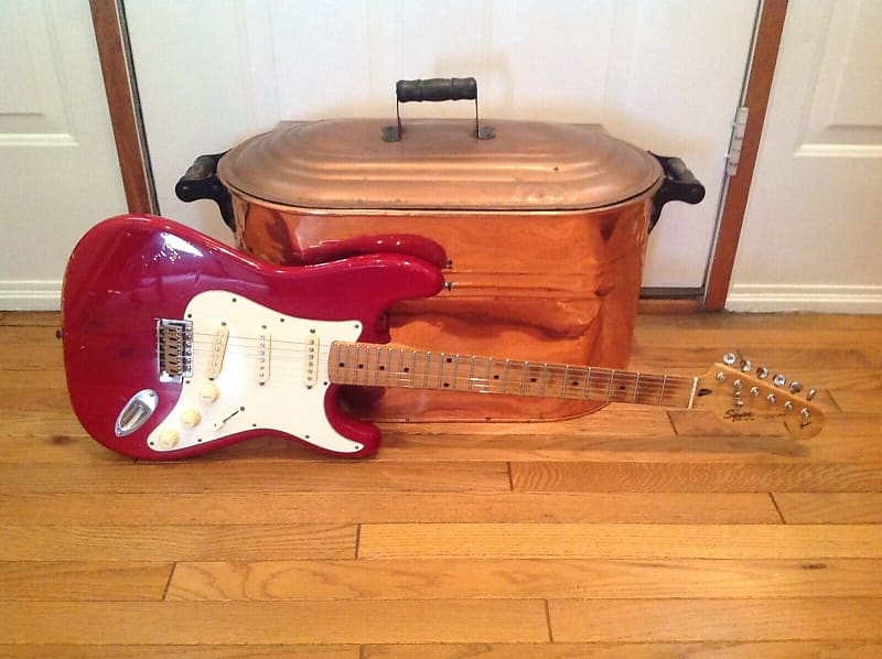 Squier by Fender / Samick Relic Partscaster 1996 Worn Relic | Reverb