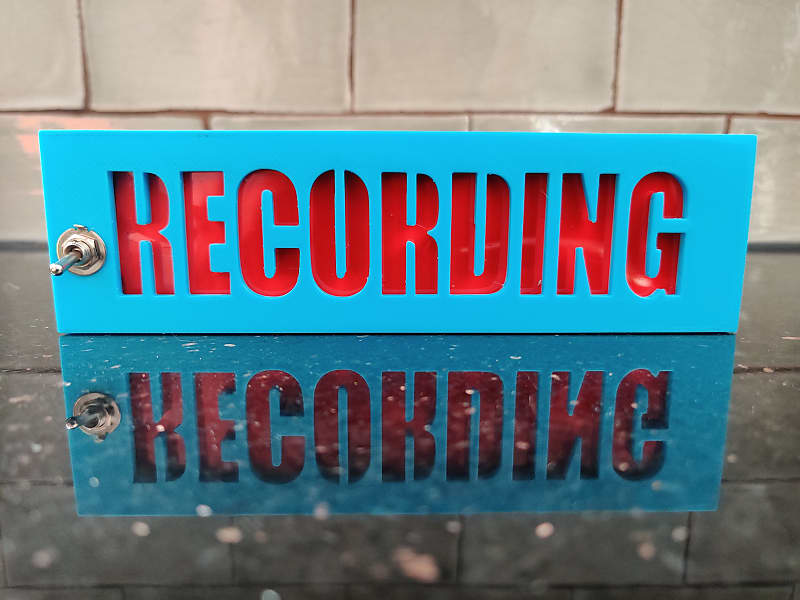 Phatronics The Recording Sign by Phatronics illuminated LED | Reverb