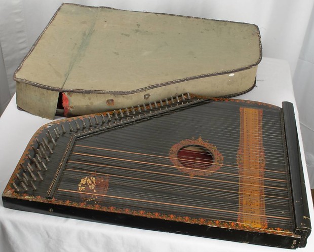 Antique Oscar Schmidt Menzenhauer Guitar ZITHER No. 3 1/2 w/ | Reverb