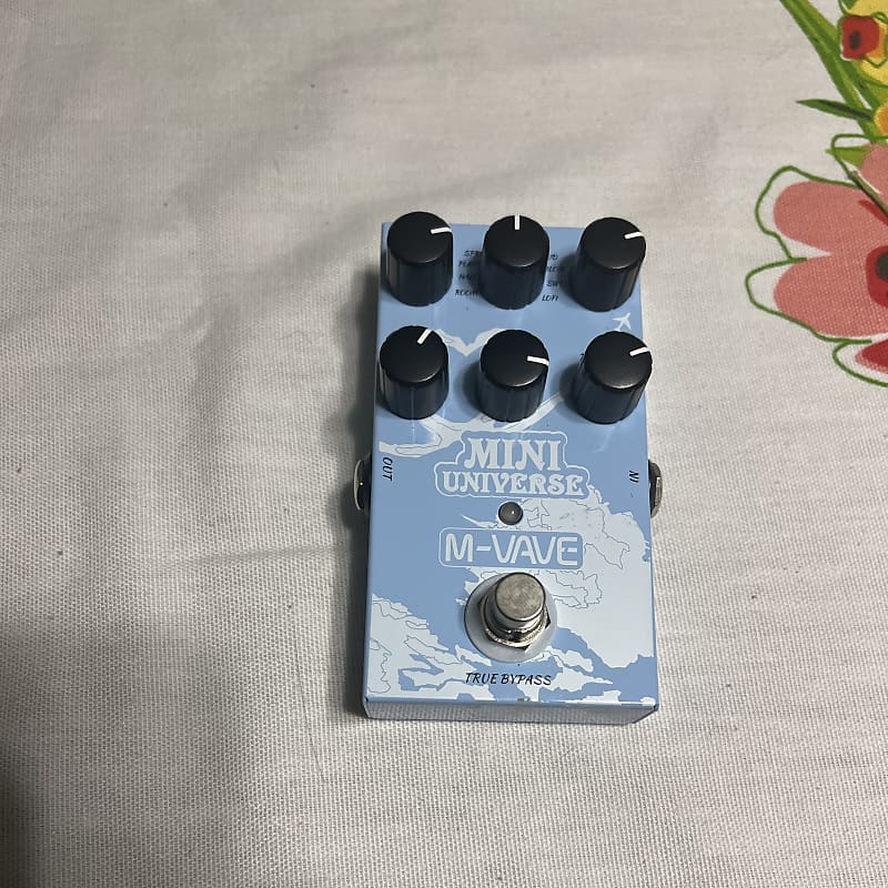 M-vave Mini-Universe Reverb Pedal 2020s - Blue | Reverb