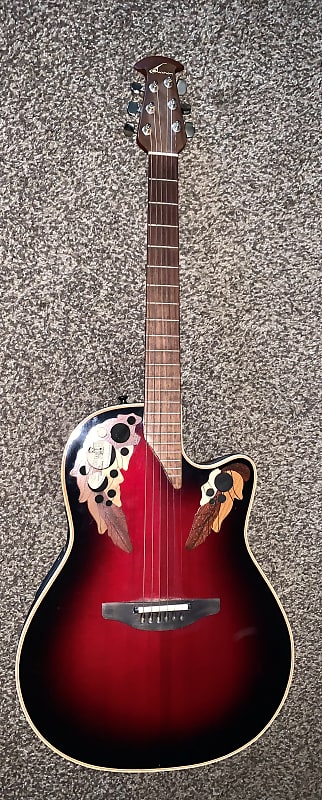 Ovation 6778 elite standard acoustic electric guitar made in | Reverb