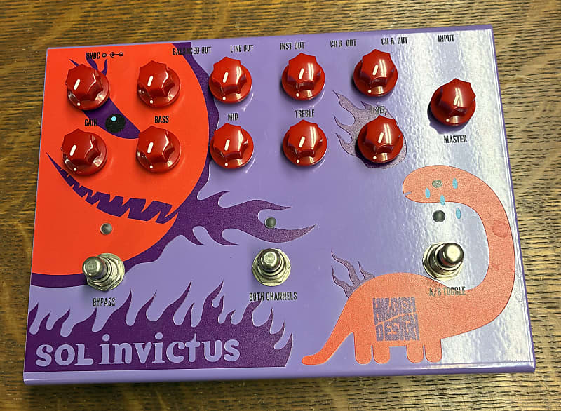 Hillbish Sol-Invictus dual channel preamp and distortion | Reverb