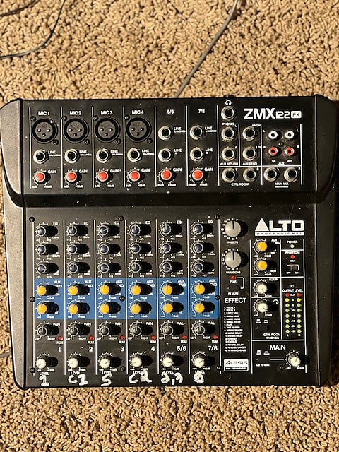 Alto Professional TruMix 800FX 8 Channel Mixer 2018 | Reverb