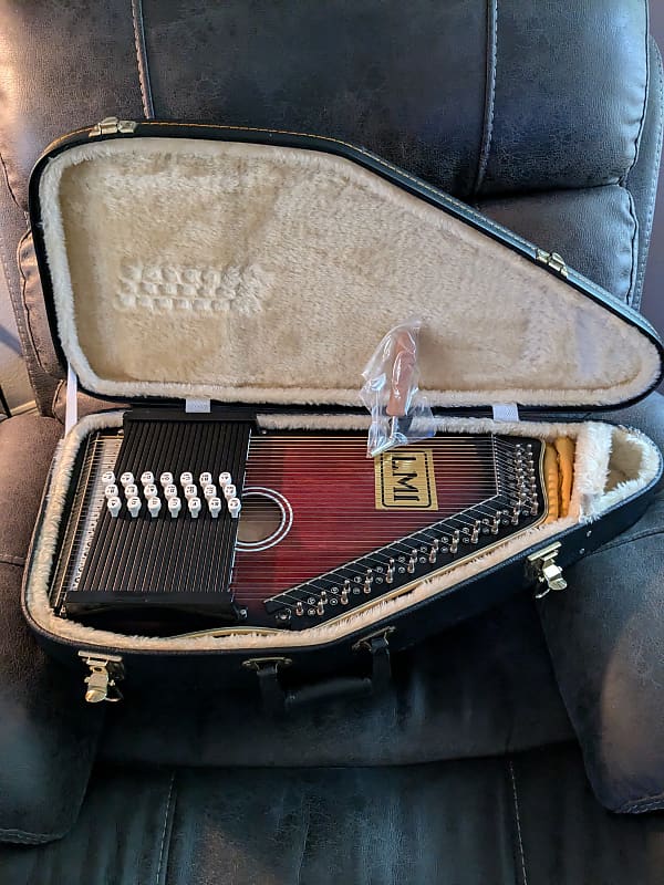 LMI Chromaharp Autoharp 21 Chord - Mint w/Deluxe Case and | Reverb