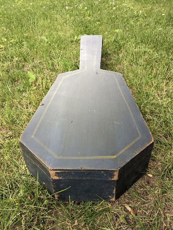 Vintage Parlor Guitar Coffin Case 1800s Early 1900s Rare | Reverb
