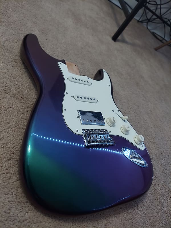 Loaded Alder Stratocaster Body HSS Chameleon | Reverb
