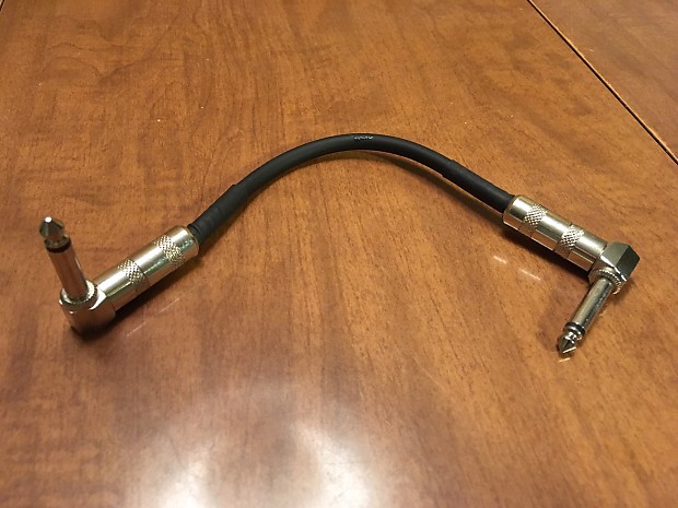 1/4 Patch Cable 9" Right Angle | Reverb
