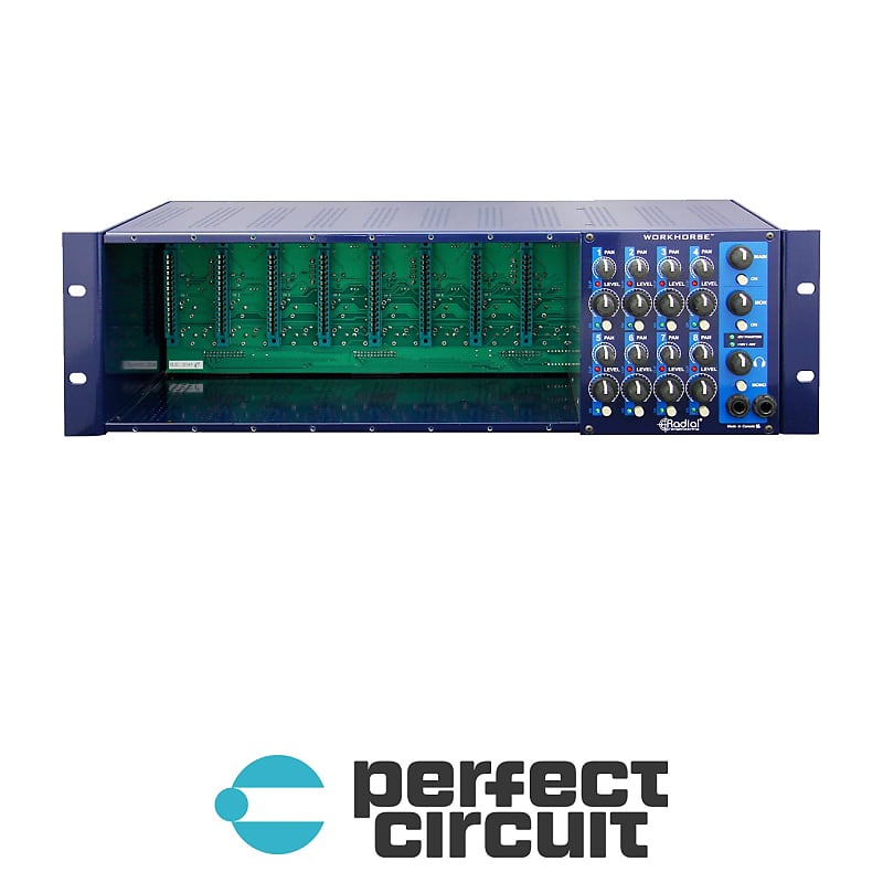 Radial Engineering Workhorse 8-Space 500 Series Rack + | Reverb