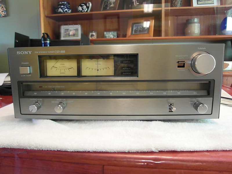 Sony TA-F6B and ST-A6B 1977 - brushed aluminum | Reverb