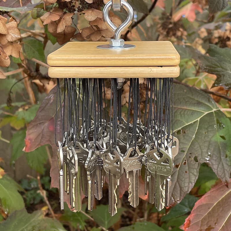 Upcycled Percussion - Key Chimes - Medium - Silver Keys | Reverb