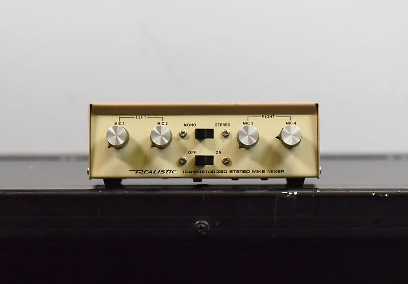 Transistorized Stereo Mike Mixer | Reverb