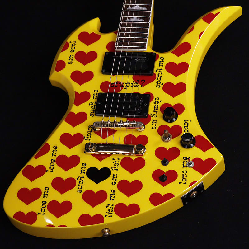 Fernandes HIDE MODEL MG-145S HY Yellow Heart [03/12] | Reverb