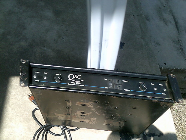 QSC MX1500 power amp | Reverb