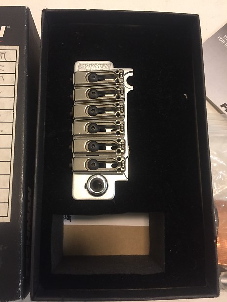 Fishman Powerbridge VS-100P Chrome Strat Piezo Trem Pickup | Reverb