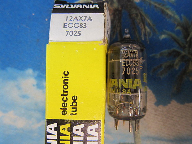 NOS Sylvania 7025/12ax7 Vintage Preamp Driver Tube, | Reverb Australia